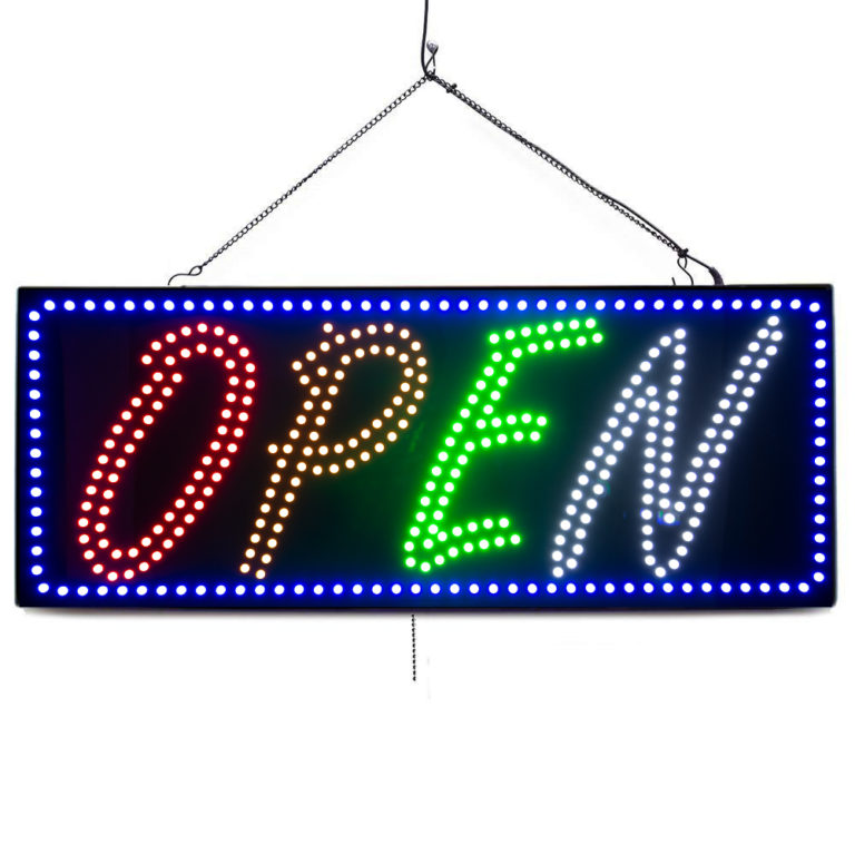 Led Open Signs – by LEDfactory